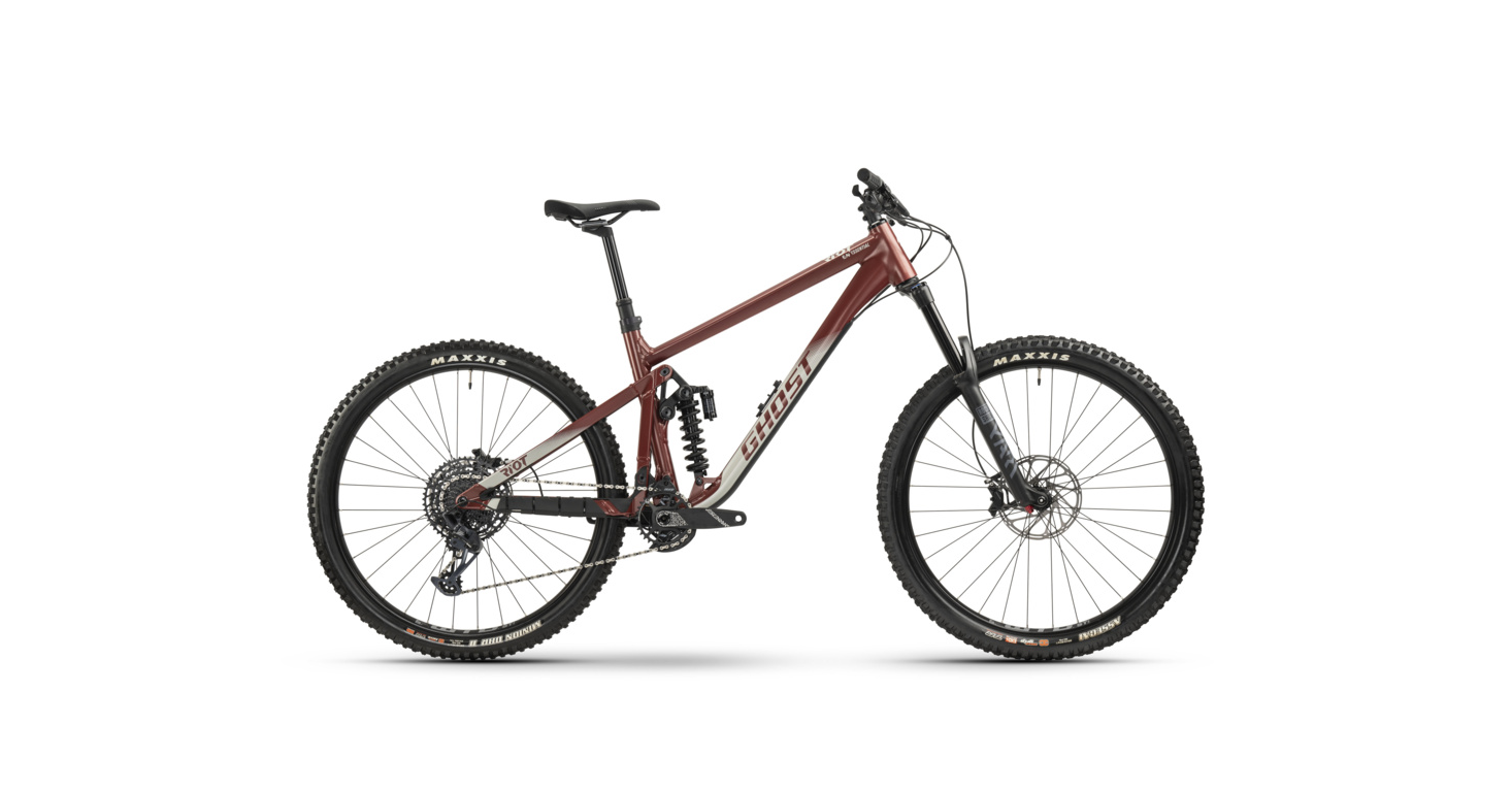 GHOST Riot EN AL 170/160 Essential Red/Dust - M | Mojekolo.sk