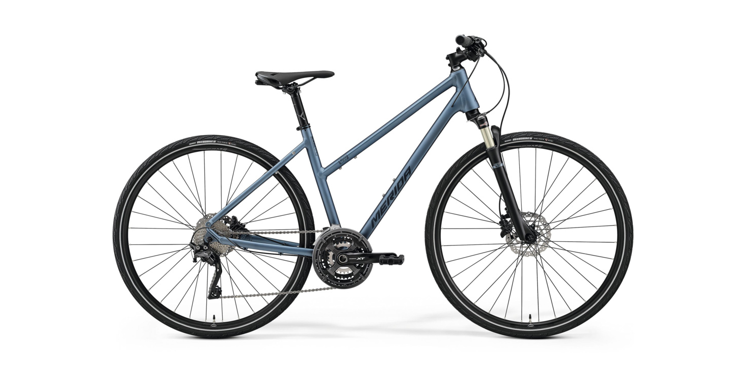MERIDA Crossway XT-EDITION-Lady Matt Steel Blue (Dark Blue) | Mojekolo.sk