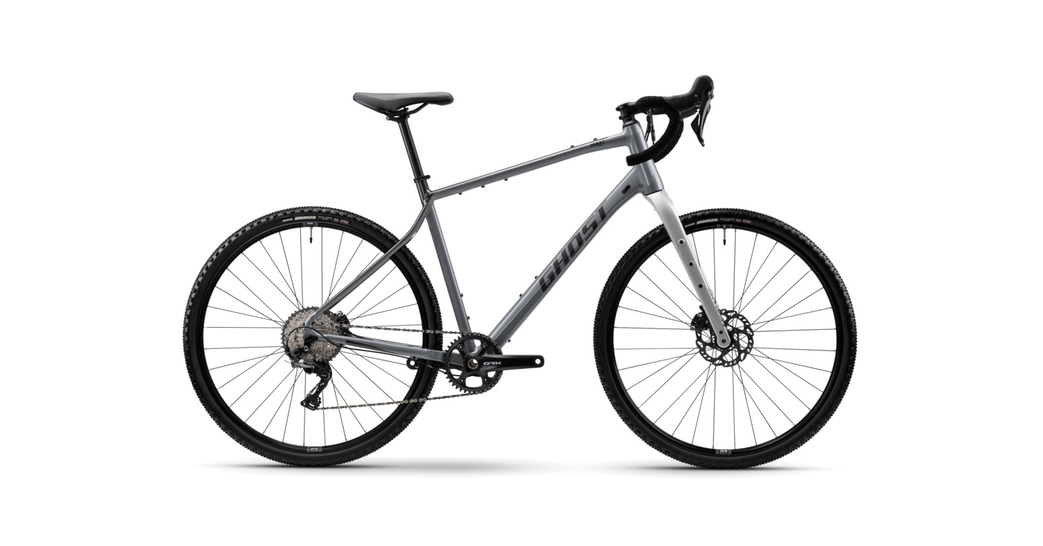 GHOST Asket Advanced AL Light Grey/Met. Anthracite Glossy - L | Mojekolo.sk