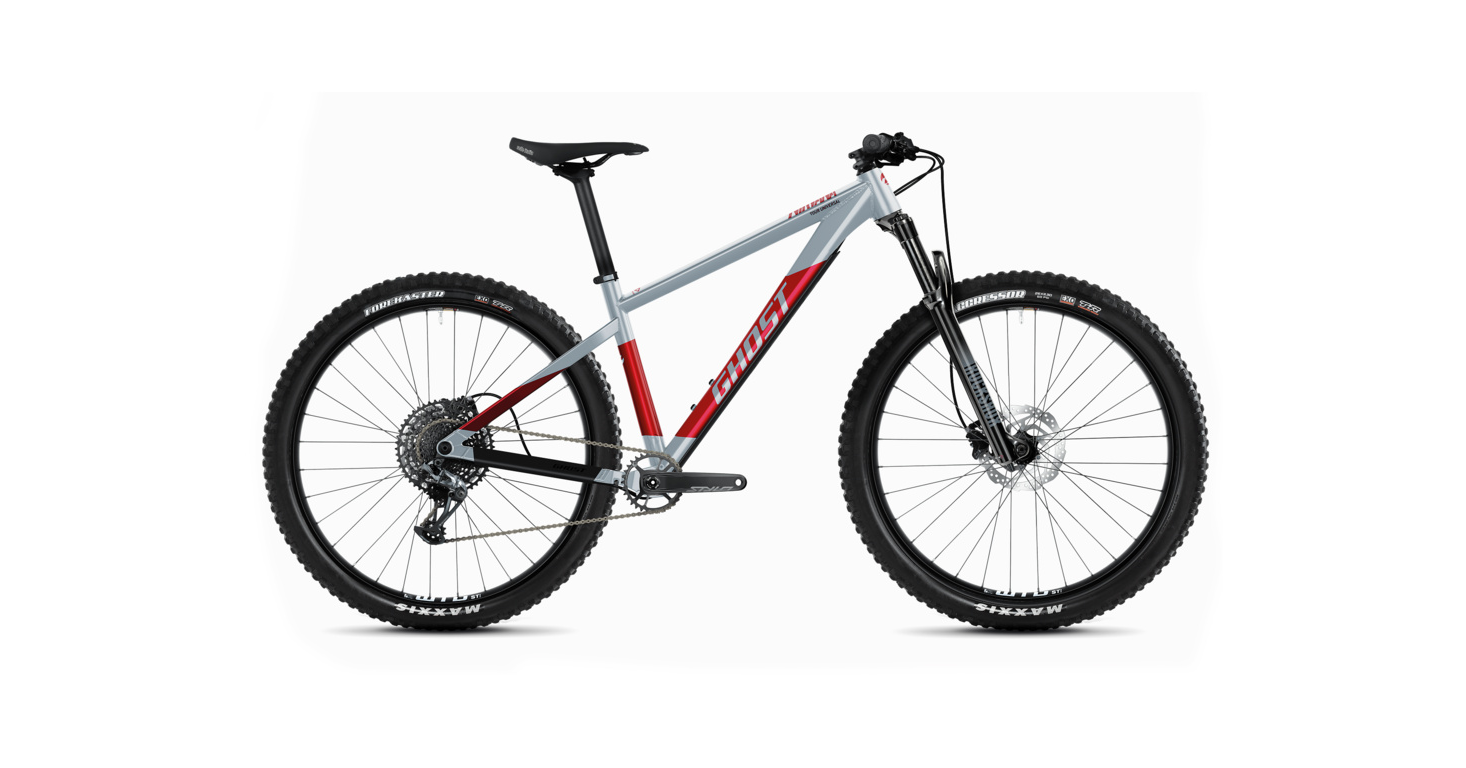 GHOST Nirvana Tour Universal Light Grey/Riot Red Glossy - L | Mojekolo.sk