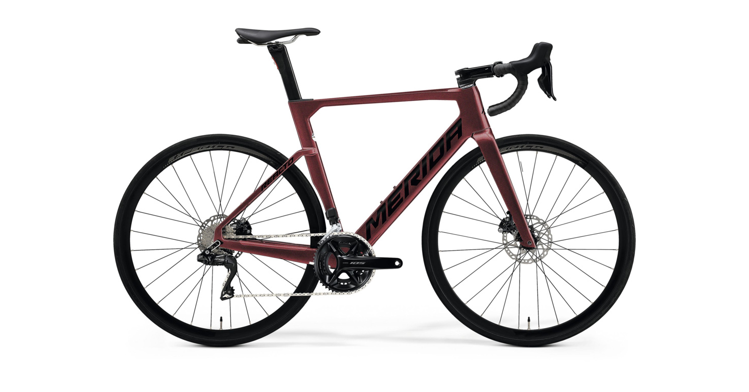 MERIDA Reacto 6000 Di2 Silk Burgundy Red (Black) | Mojekolo.sk