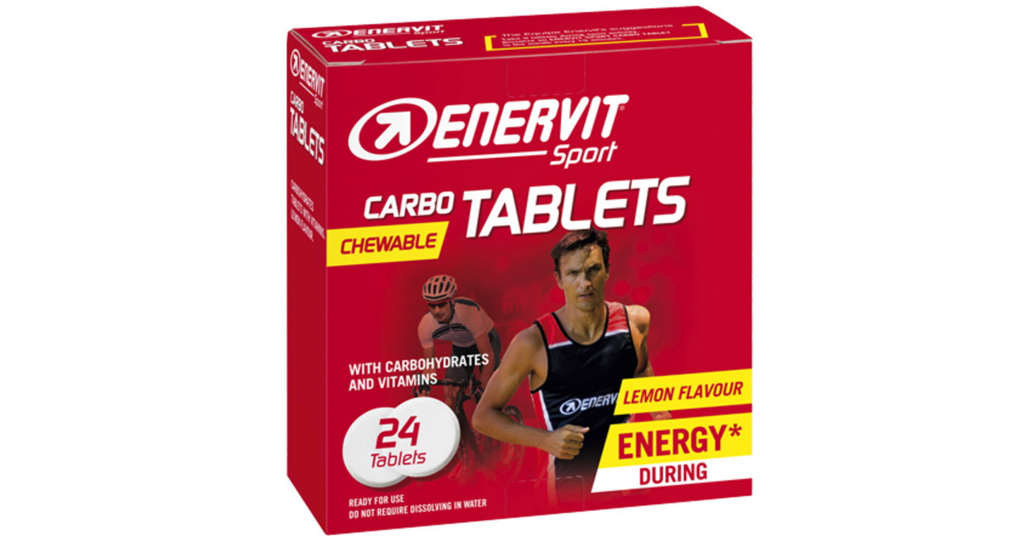 ENERVIT Carbo Tablets 24 Tabliet Citron | Mojekolo.sk