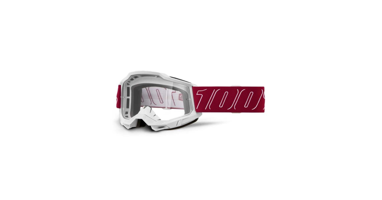 Brýle 100% Accurri 2 Redline/Clear Lens | Mojekolo.sk